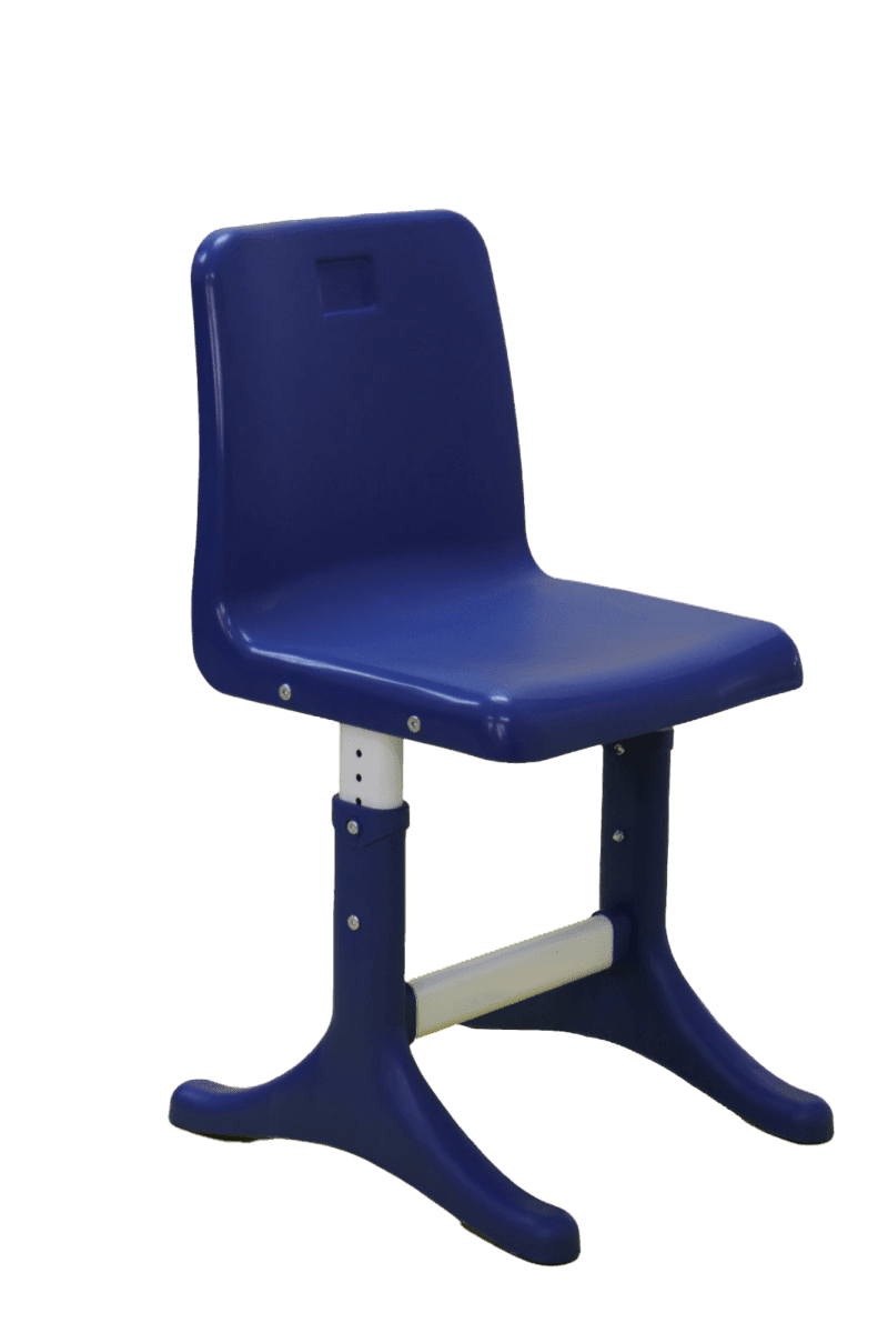 Silla y Escritorio Escolar Ajustable Azul/Blanco