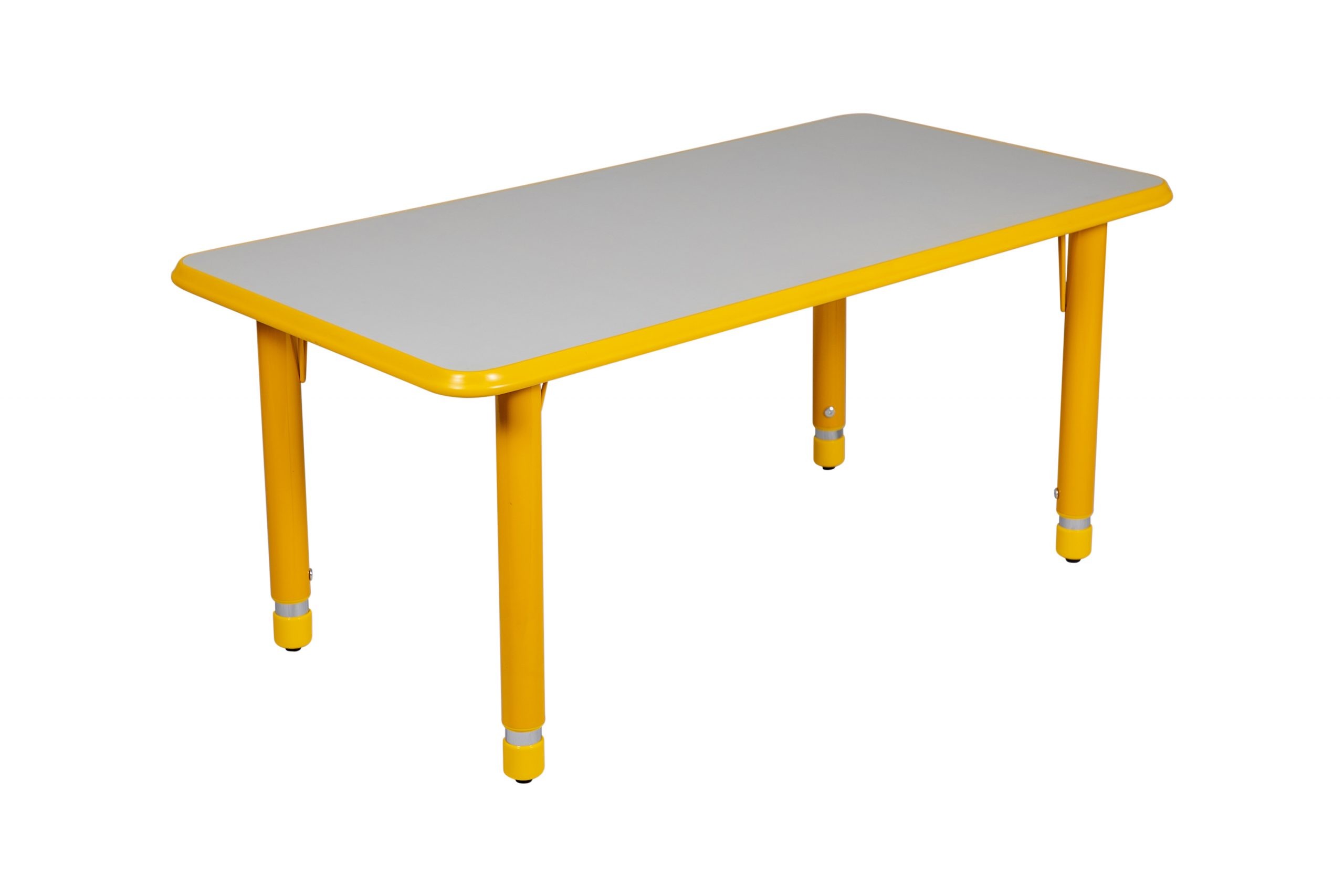 Mesa Kinder Rectangular Ajustable Amarilla