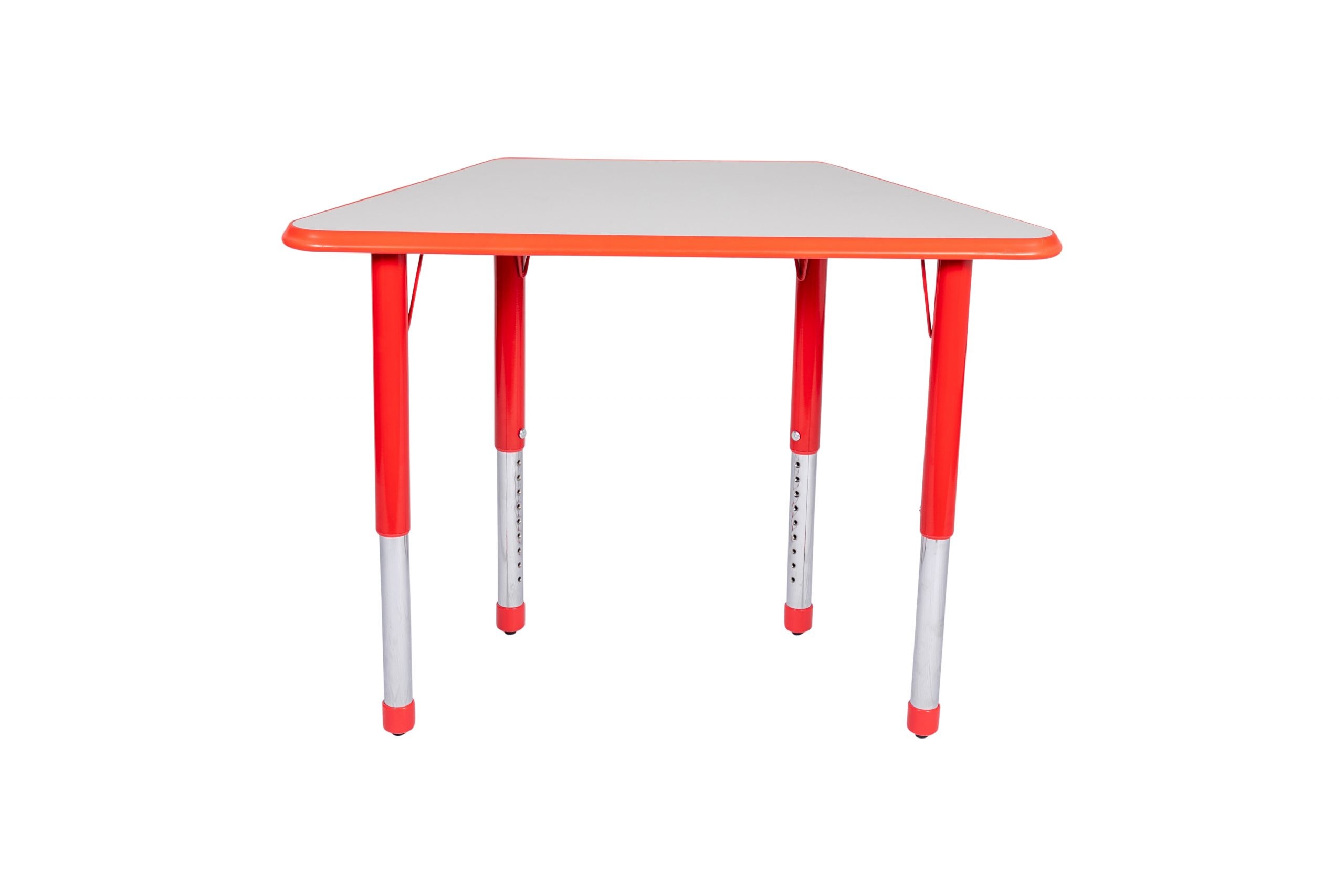 Mesa Kinder Trapezoide Ajustable Roja
