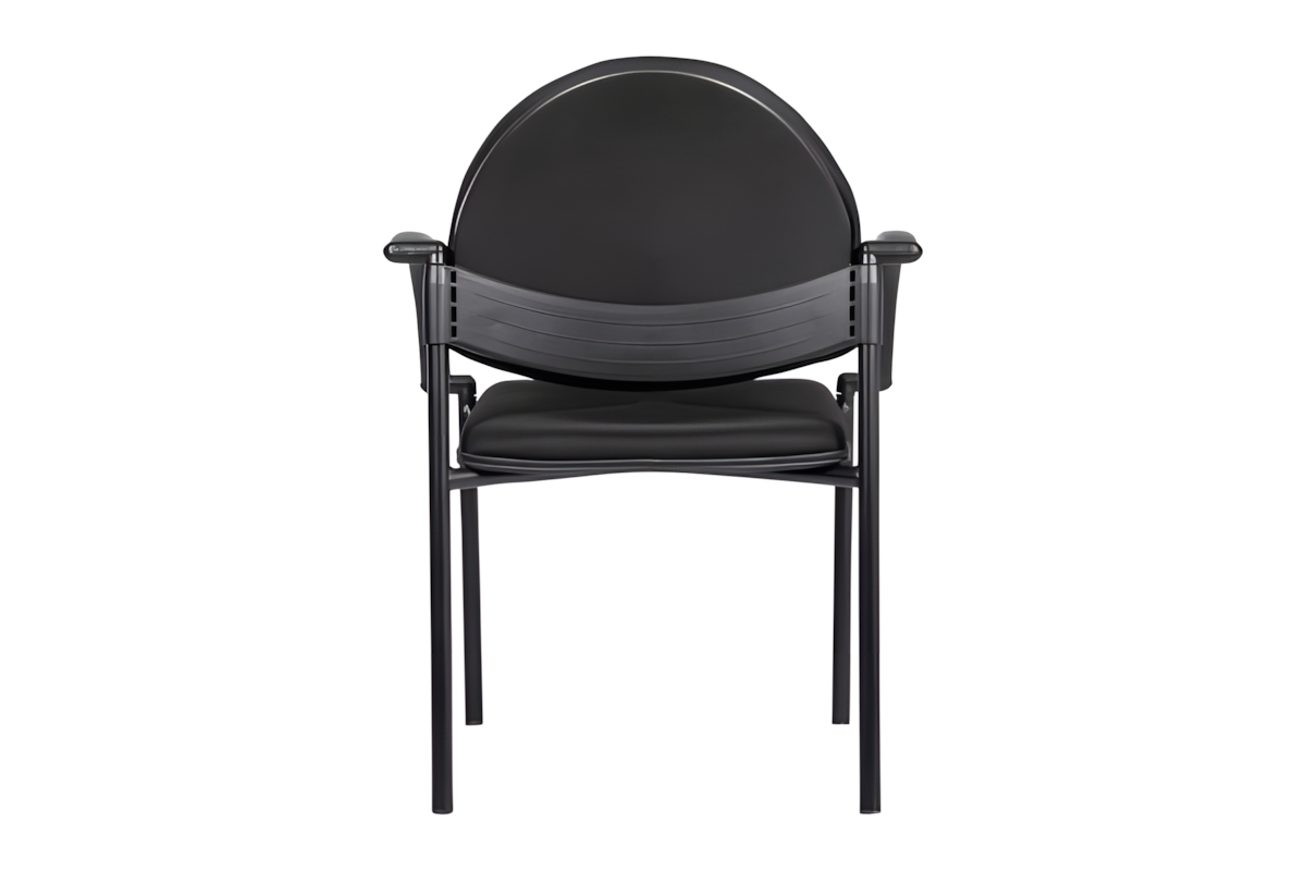 Silla de Visita con Brazos Negro